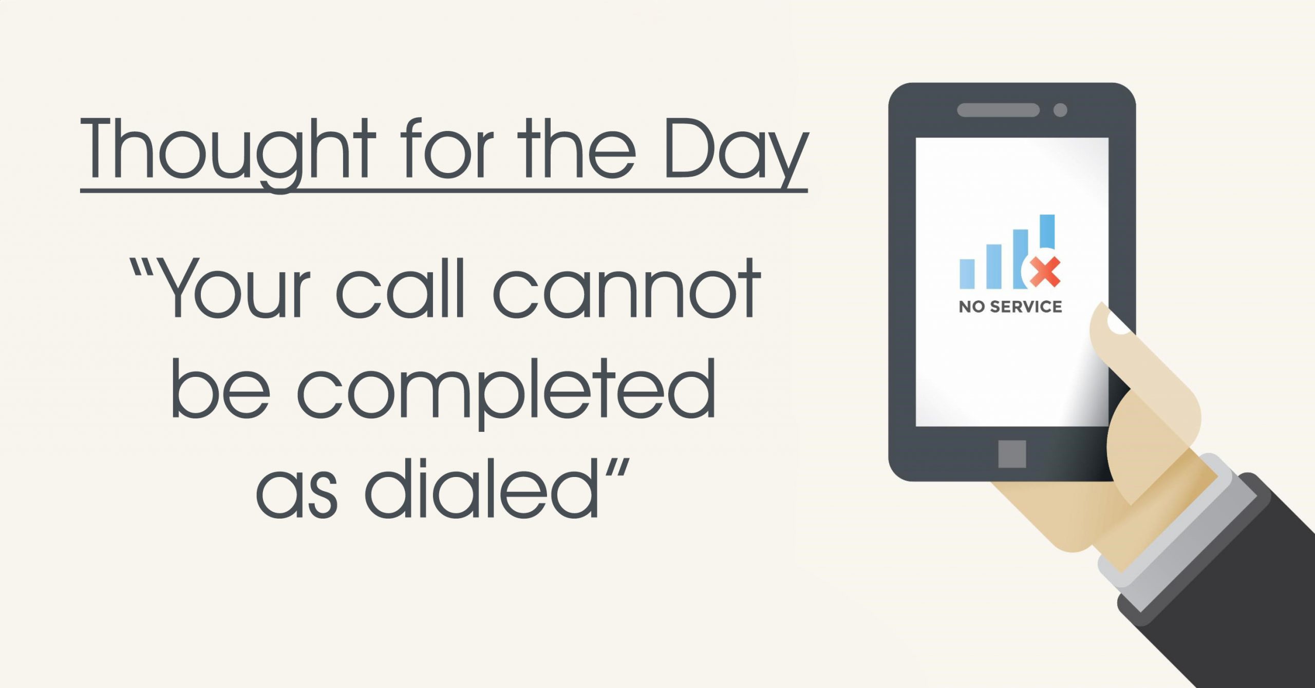 “Your call cannot be completed as dialed” | Palm Beach Lakes church of ...